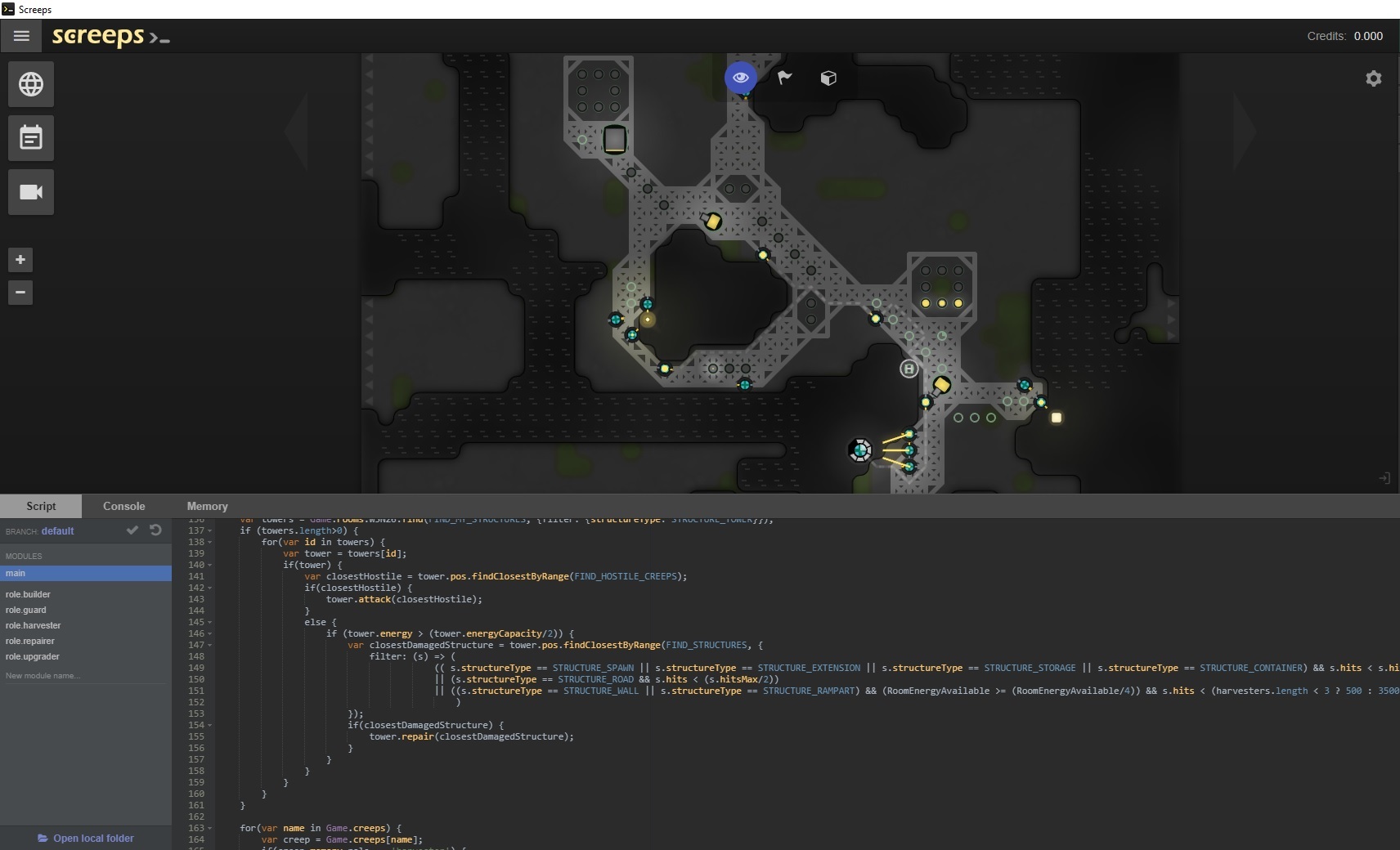 Screeps – Development Geek